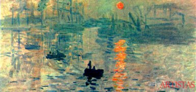 Arte e Artistas - Impressão, Sol Nascente - Claude Monet